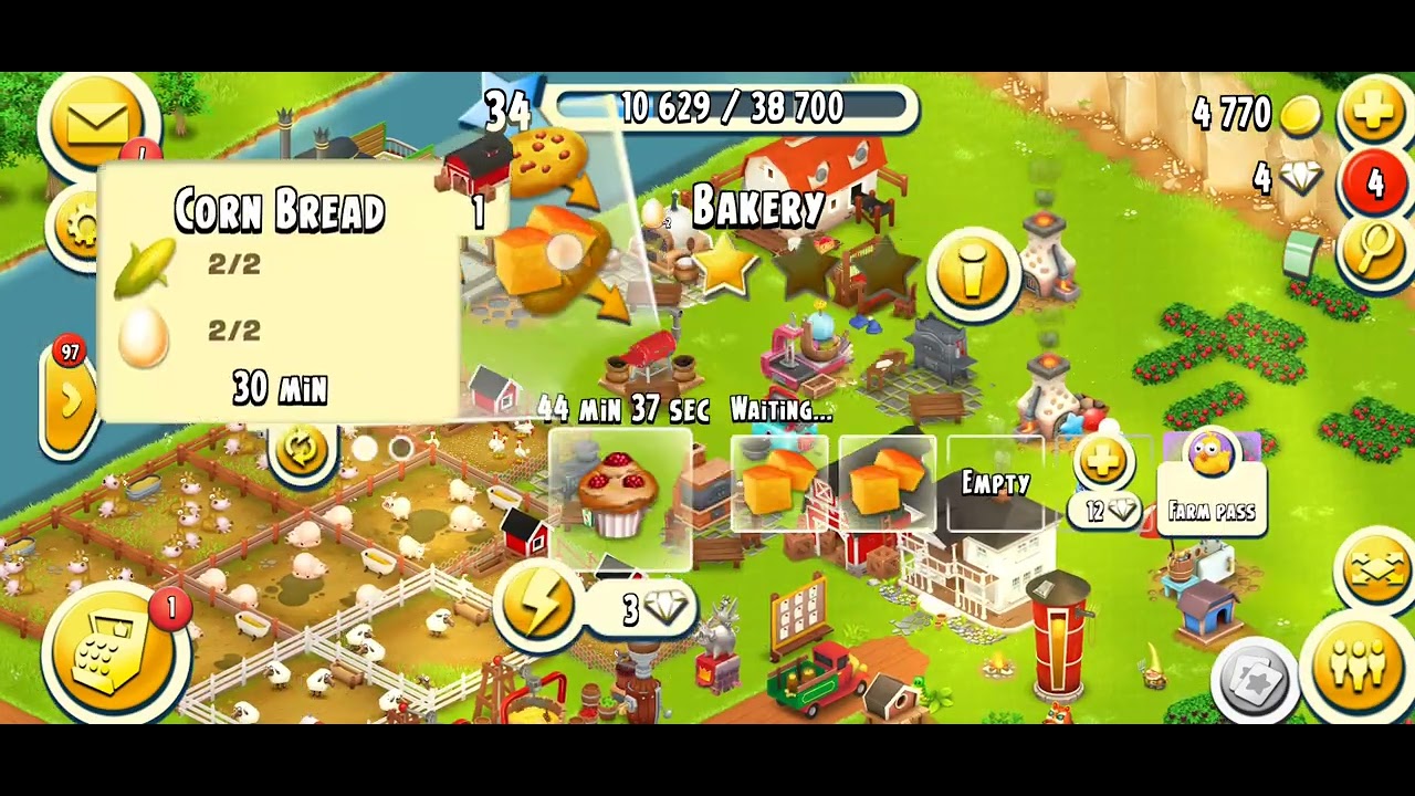 hay day game Play second video 😁 - YouTube