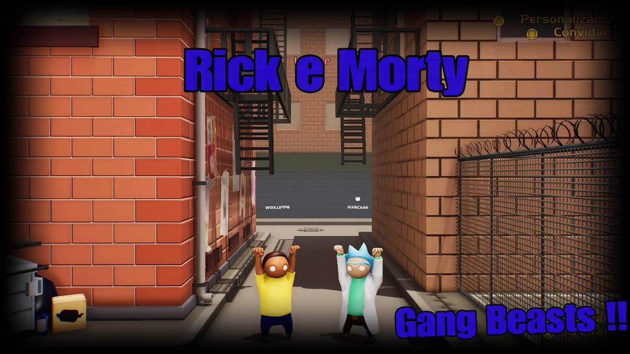 Gang Beasts #1 - Rick e Morty da Deep Web - YouTube