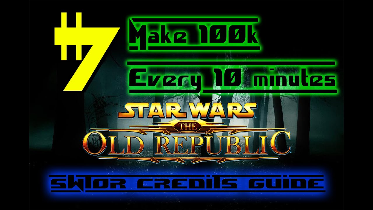 SWTOR | Credit Slicing Guide | Make 100k Every 10 Minutes | Yavin 4 ...