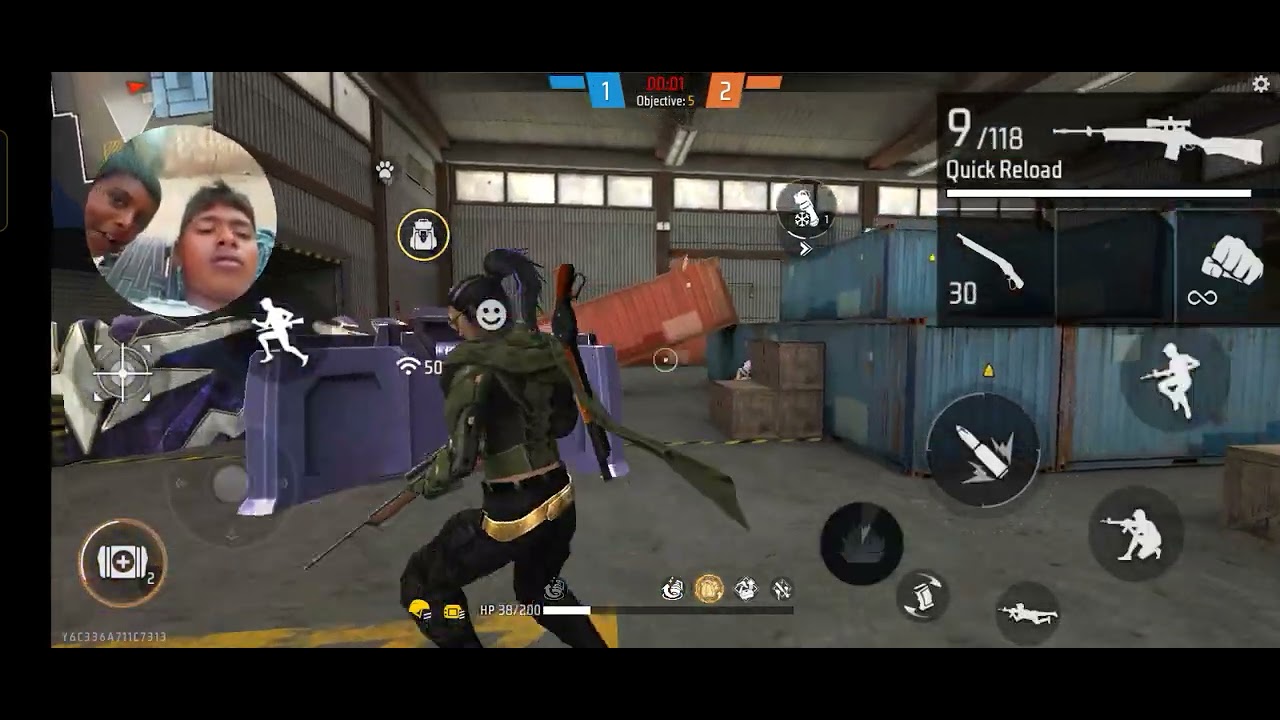 Free fire max in game play madhu yt gaming serch in telugu - YouTube