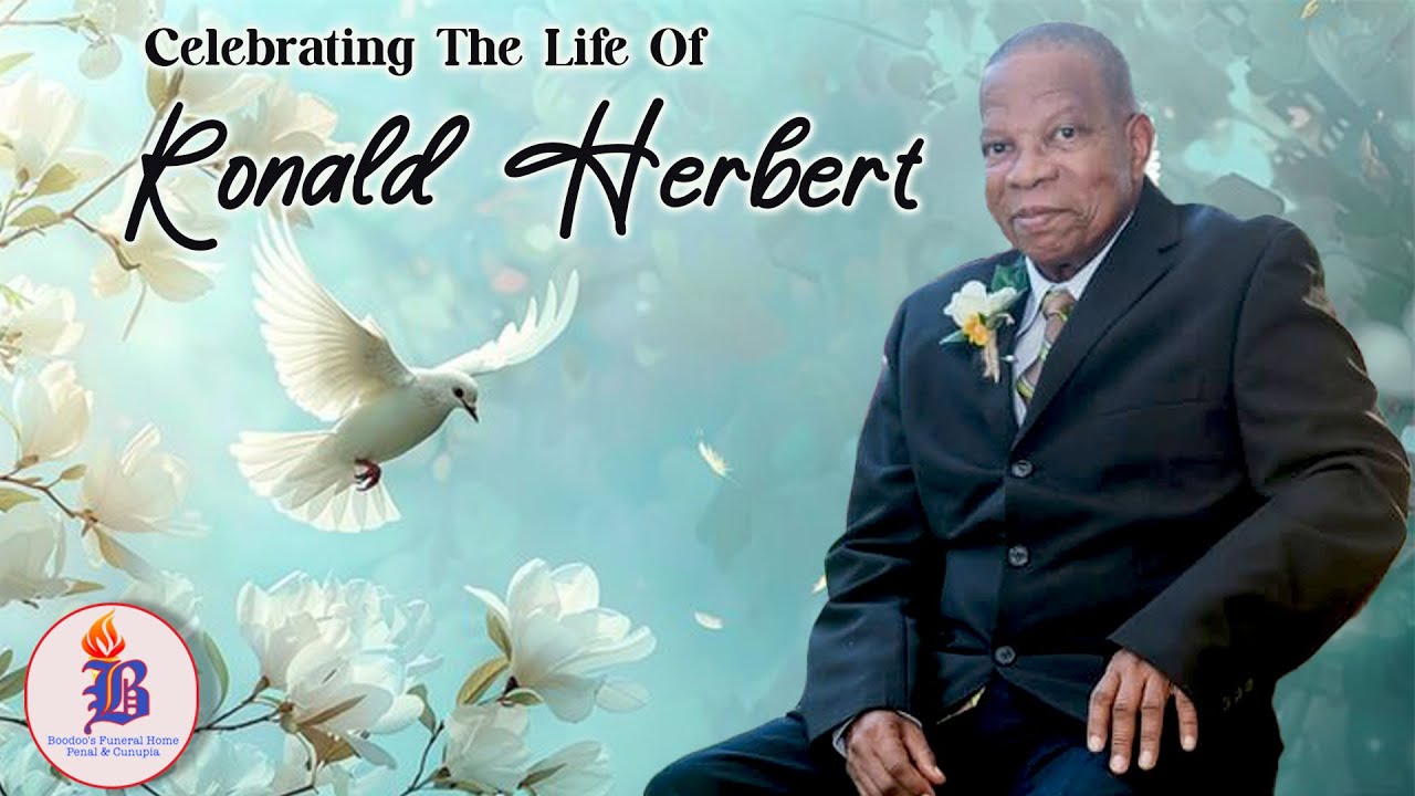 Ronald Herbert Funeral Service - YouTube