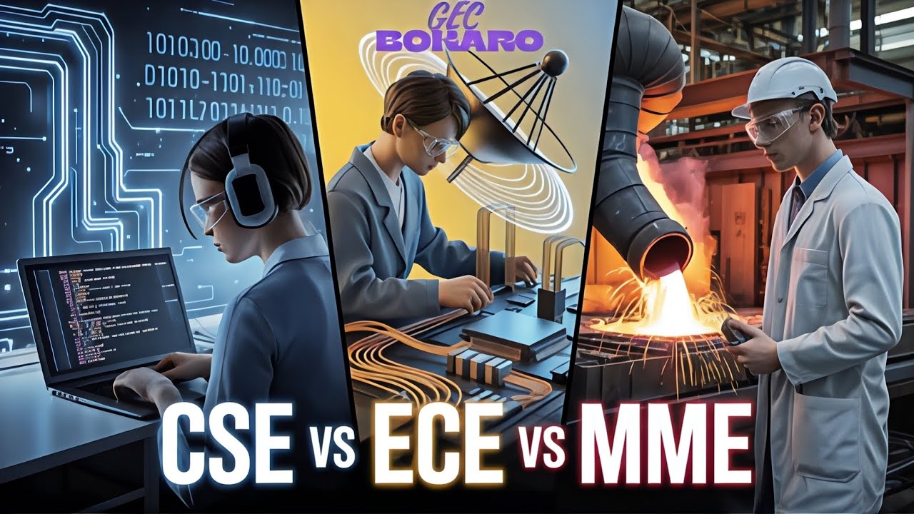 CSE vs ECE vs MME | Best Branch in GEC Bokaro? 🔥 Full Comparison - YouTube