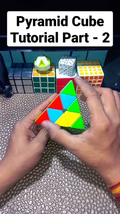 Pyramid Cube Tutorial In Hindi || How To Solve Pyraminx Cube[Part - 2] - YouTube