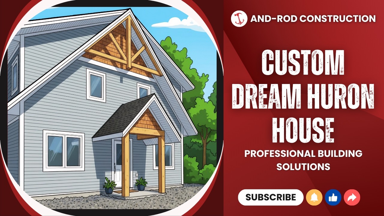 Custom Dream Huron House Build | And-Rod Construction - YouTube