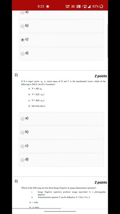 |NPTEL SWAYAM| Digital image processing week 7 assignment key|# ...