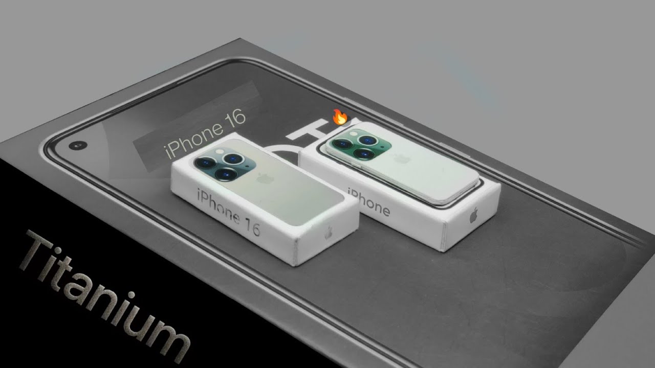 Unboxing iPhone 16 Miniature #iphone16mini - YouTube