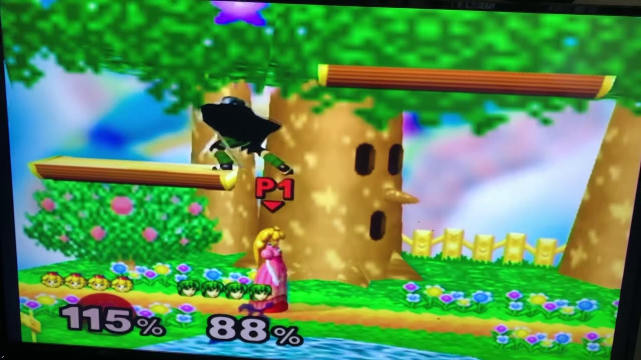 SSBM Peach VS Marth - YouTube