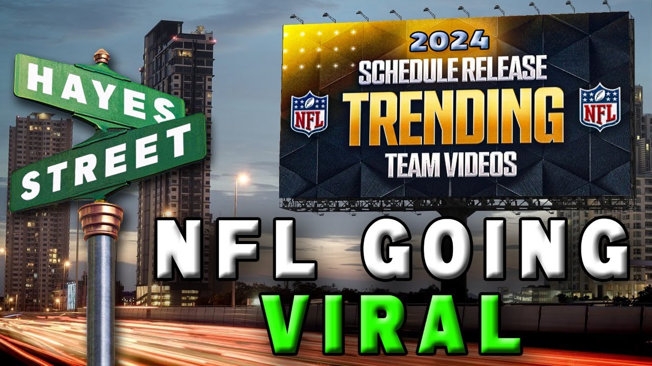NFL TEAMS drop VIRAL SCHEDULE videos | #HayesStreet - YouTube