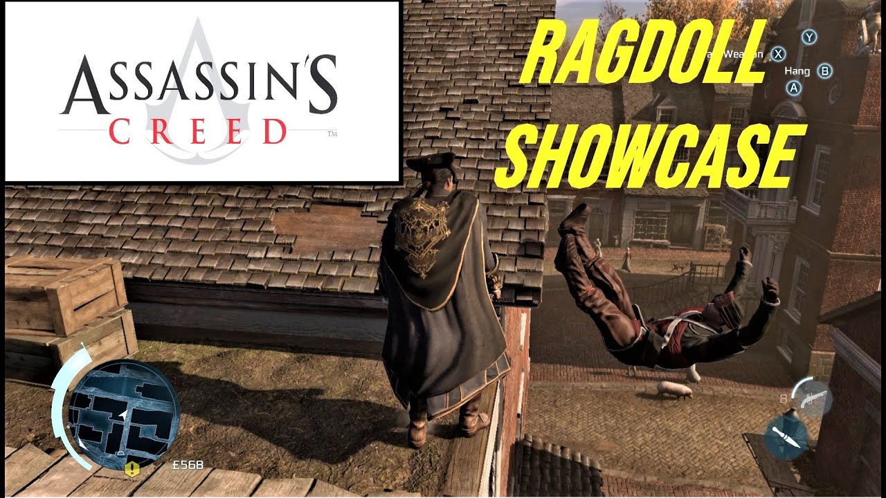 Assassins Creed Ragdoll Physics Showcase - YouTube