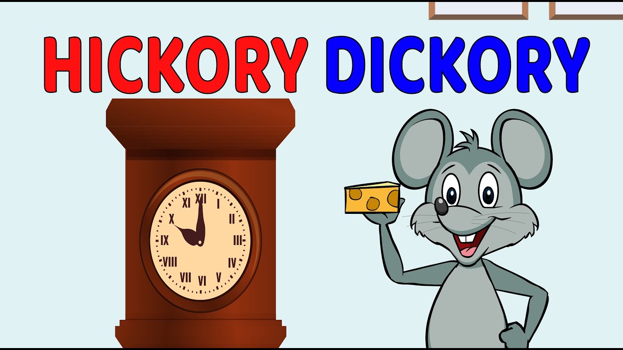 Hickory Dickory Dock • Nursery Rhymes Song | Animated Cartoon for Kids ...