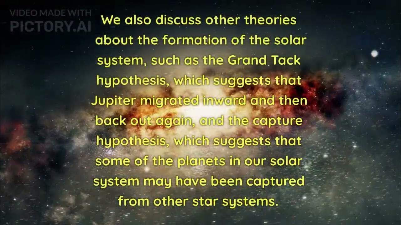 "The Formation of the Solar System: Exploring the Nebular Hypothesis ...