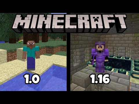 Revisiting The OLDEST Version of Minecraft - YouTube