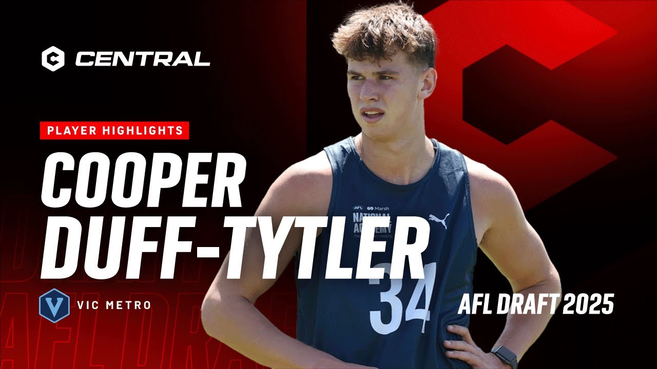 Race to #1: Cooper Duff-Tytler Player Highlights | 2025 AFL Draft - YouTube