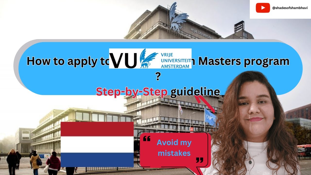 How to apply Masters in VU Amsterdam | International student in ...
