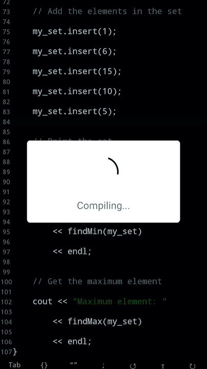 Find Maximum And Minimum Element In A Set In C Stl Using Setbeginand Setend Methodsb 8003