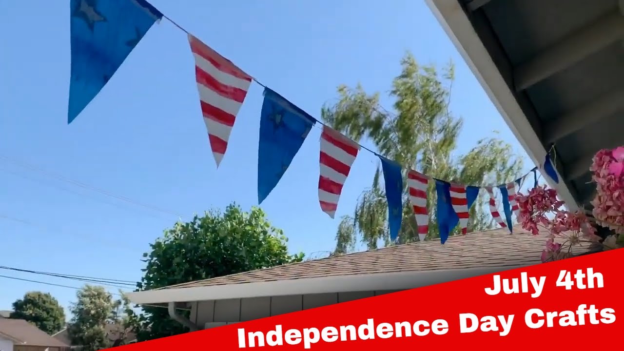 Dollar tree diy DIY on July 4th #Independence Day Crafts，Banners ...