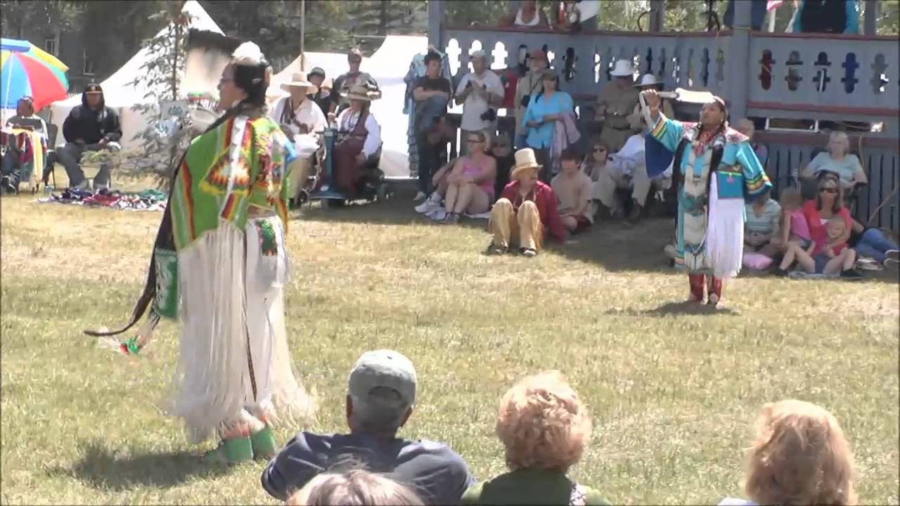 Fort Bridger Rendezvous 2012 Indian Dancers Part 2 - YouTube
