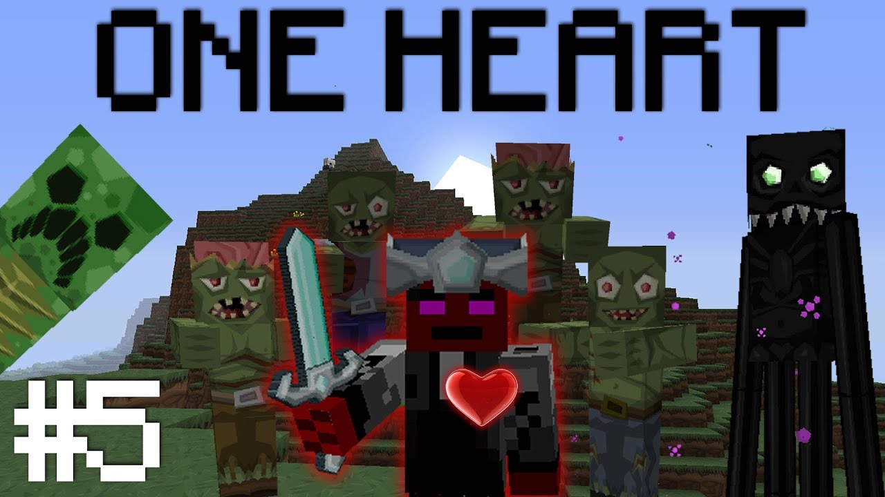 Minecraft One Heart - Episode 5 - Into the mines!!! - YouTube