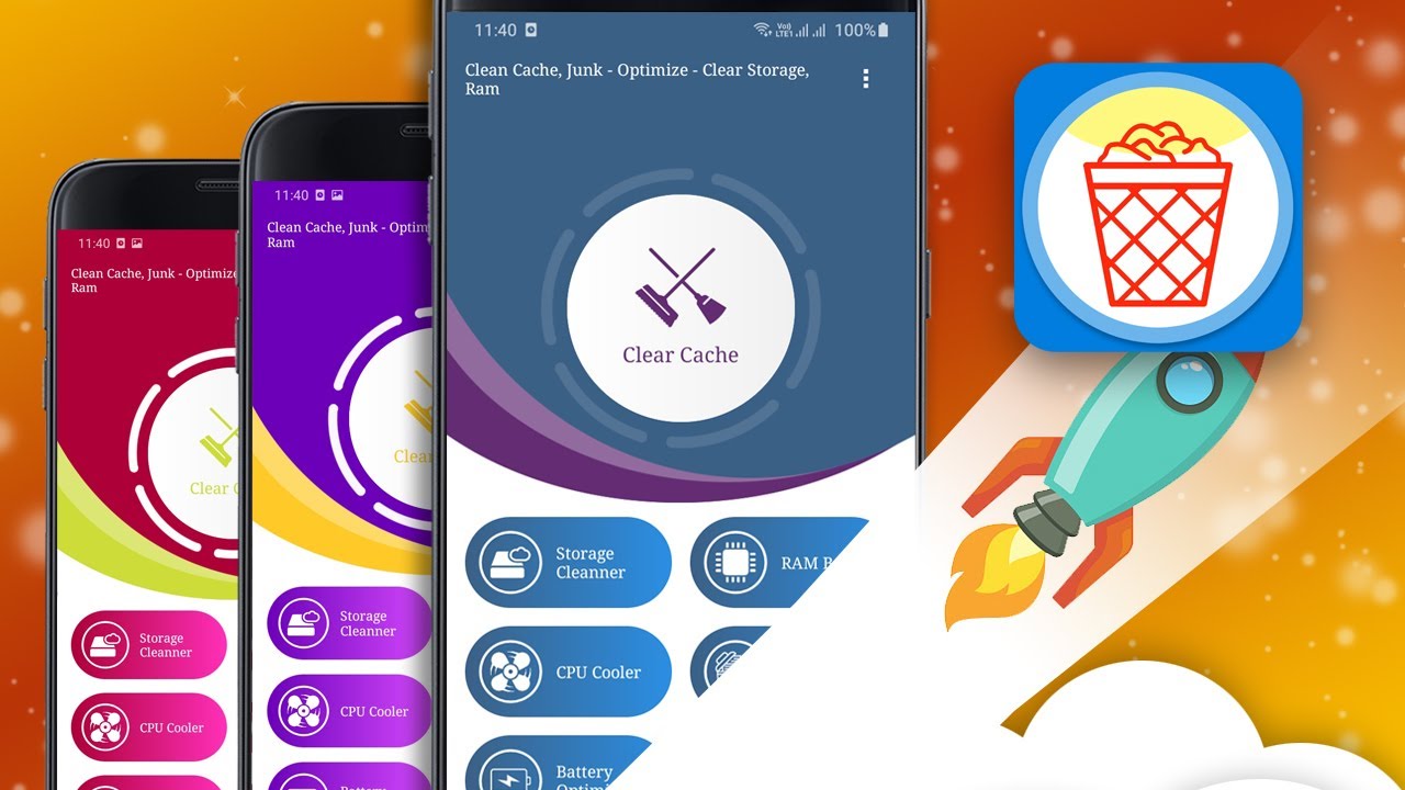 Clean Cache, Junk - Optimize & Clear Storage, Ram (V1.0) - YouTube