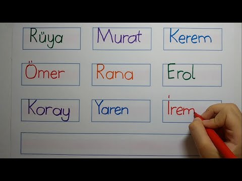 R Harfi Kelime, Cümle Yazma Çalışması - R Sesi Etkinliği (Ders 49)