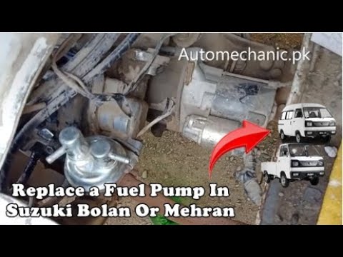 How To Replace a Fuel Pump | Replace a Fuel Pump In Suzuki Bolan Or ...