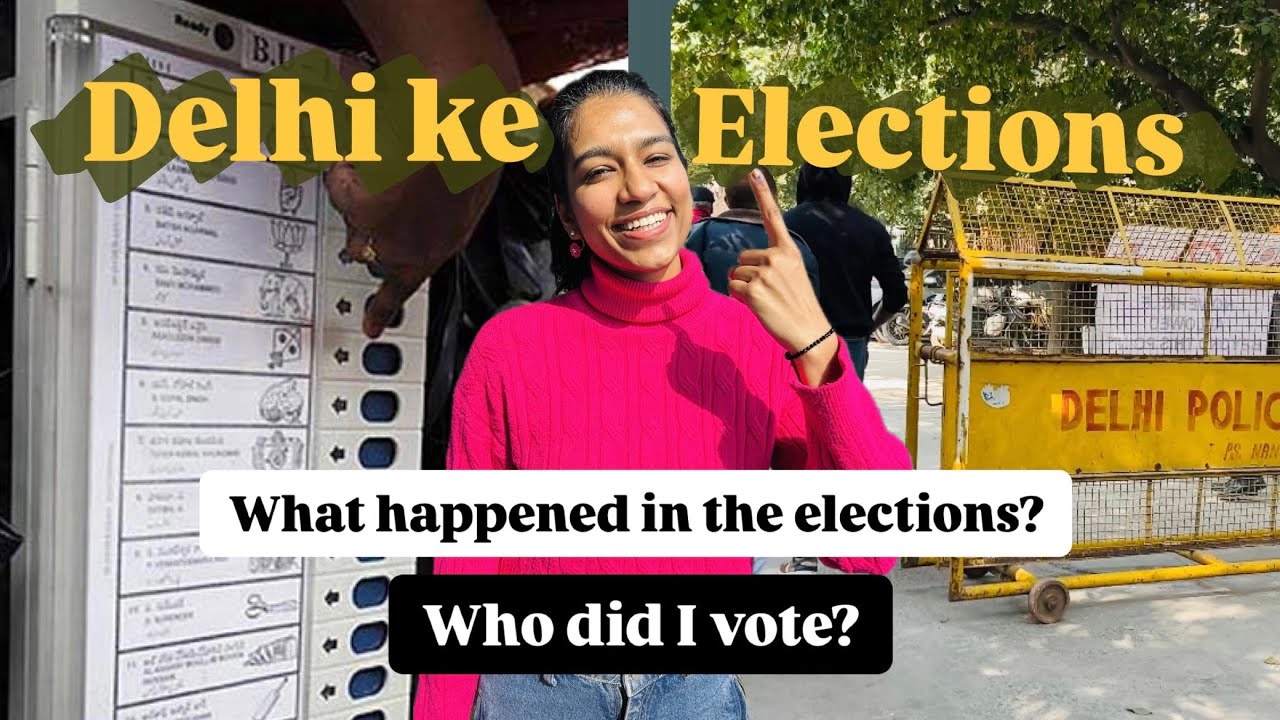 Voting in the Delhi Elections 2025 for the First Time # ...