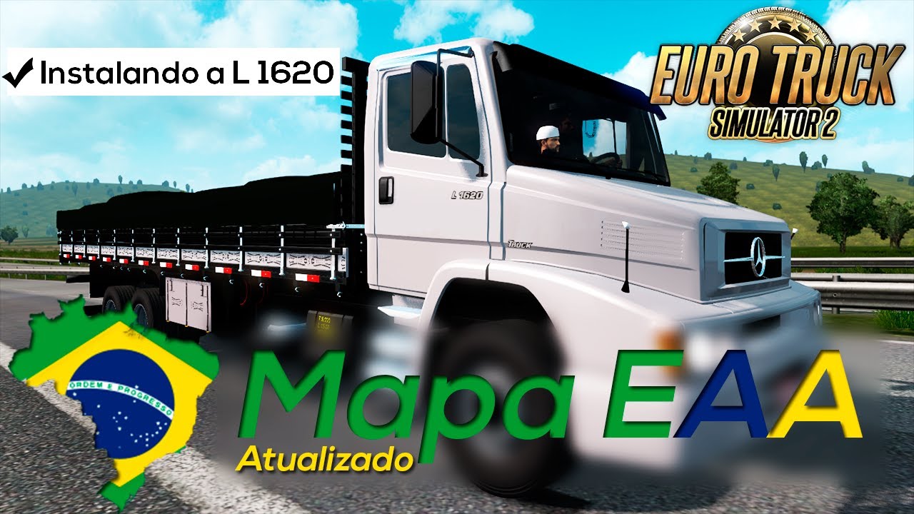 Mapa EAA Atualizado Euro Truck Simulator 2 v 1.37.2.2s - YouTube