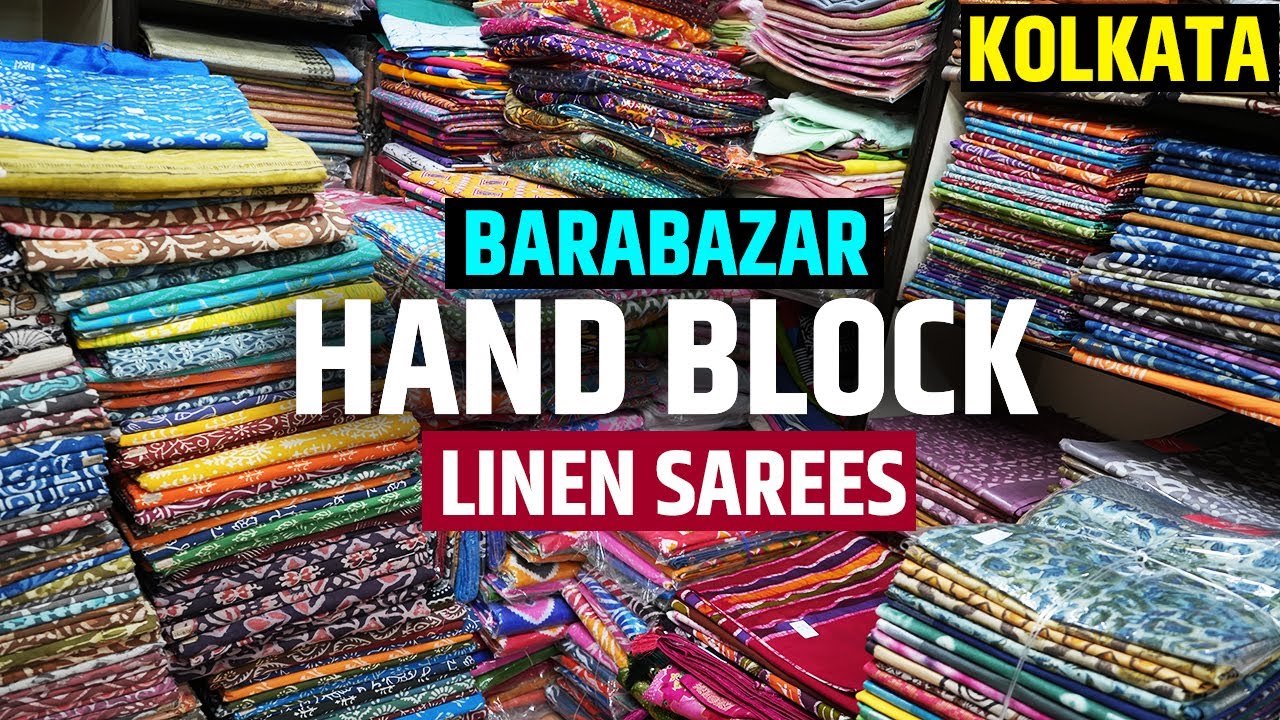Pure Hand Block Linen Saree Manufacturer and Wholesalers in kolkata ...