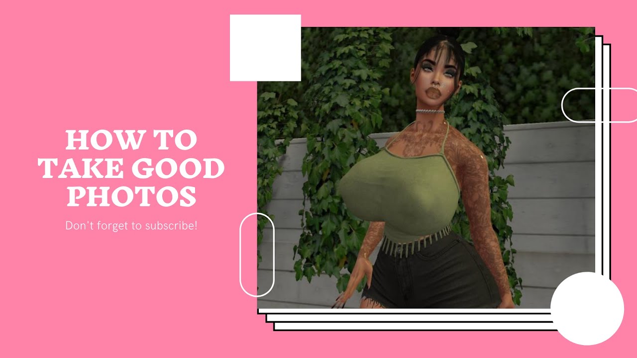 Second Life || How To Take Good Pictures - YouTube