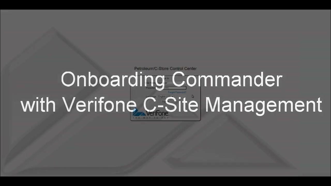 How to Onboard a Commander to C-Site Management - YouTube