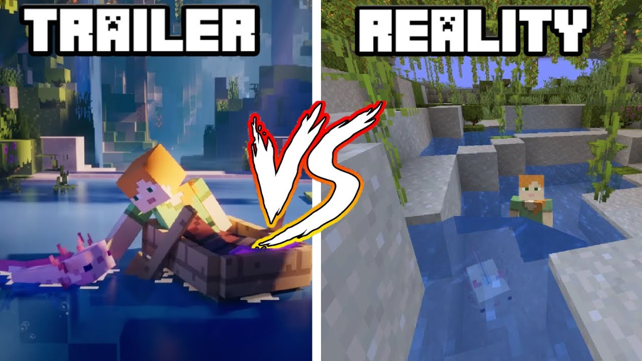 👉Minecraft 1.18 Trailer vs Reality👈 - YouTube