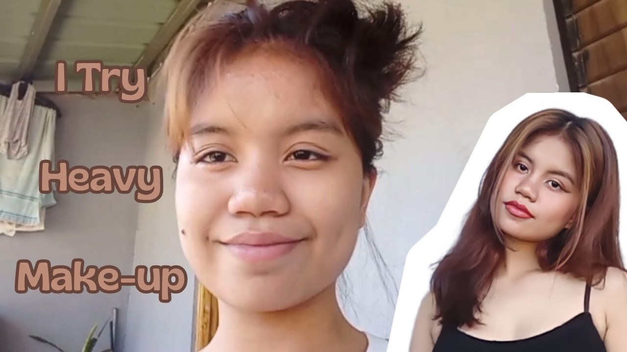 Make-up#5: I try Heavy Make-up - YouTube