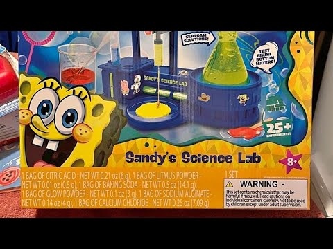 Sandy's Science Lab Review (No Box Opening) - YouTube