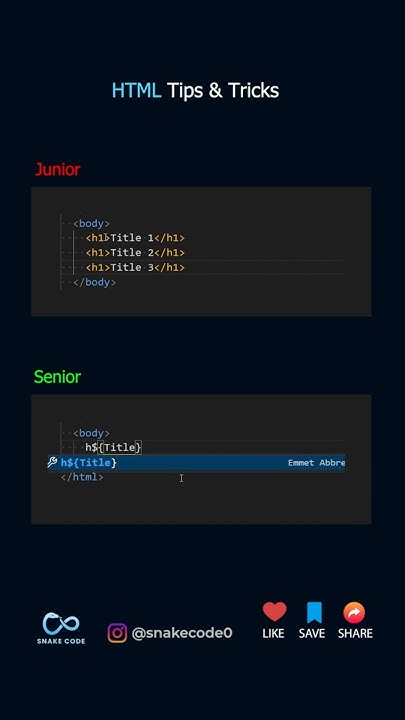 HTML Tips And Tricks #css #html #frontend - YouTube
