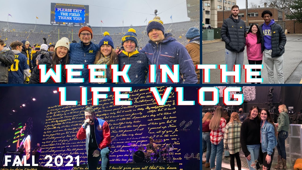 College Week in My Life @ UMICH Fall 2021 - YouTube