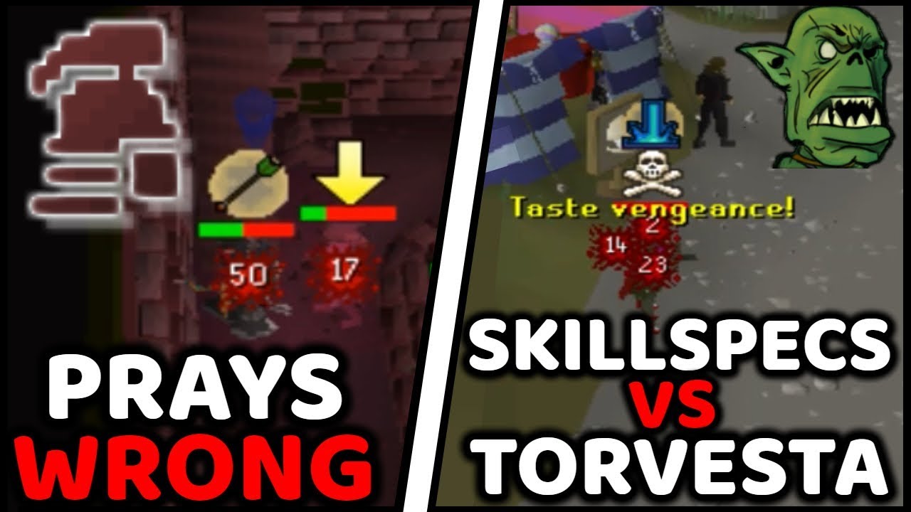 HCIM Prays Wrong at Dharoks and Skillspecs vs Torvesta - YouTube