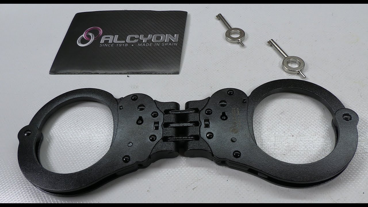 Alcyon 5005 XB Esposas Handschellen Made in Spain Menottes Handcuffs ...