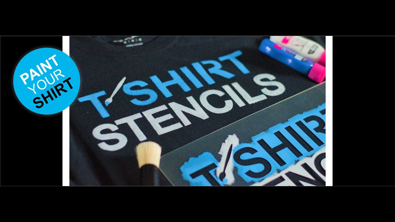 T Shirt Stencils Paint Your Own Shirt With Fabric Paint YouTube t-shirt-stencils-paint-your-own-shirt-with-fabric-paint-youtube