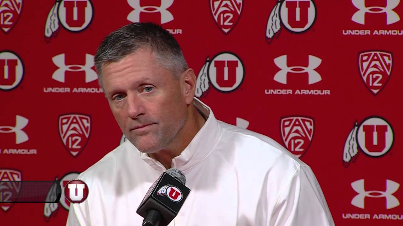 Utah head coach Kyle Whittingham press conference 11/03/2014 - YouTube
