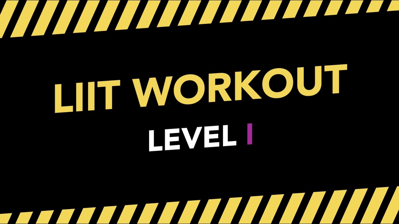 LIIT Workout - Beginners - YouTube