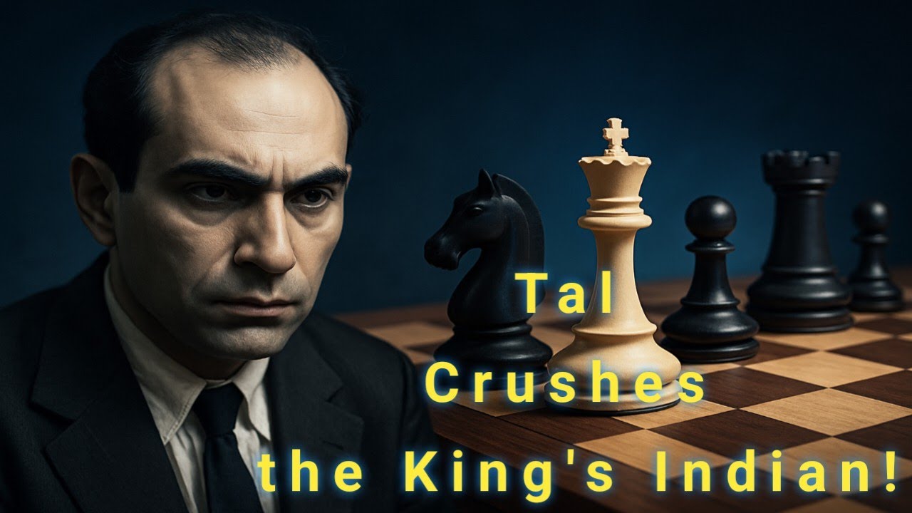 Tal vs Shmit (Riga 1965) | King's Indian Defense E62 Tactical ...