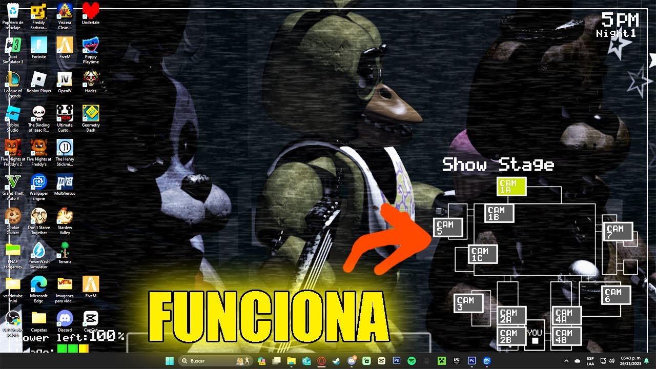 ¿Como Poner Un Wallpaper Interactivo de FNAF en tu PC? - YouTube