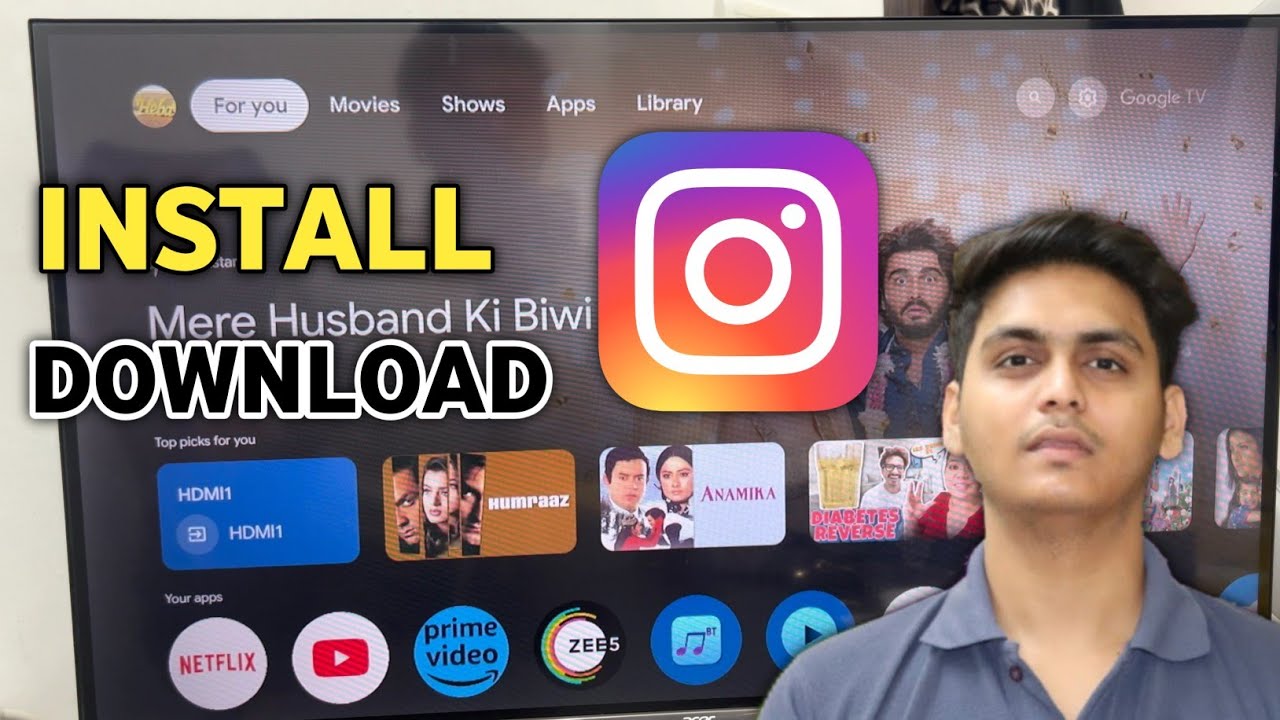 How to Install instagram on Smart TV | download instagram in android tv ...