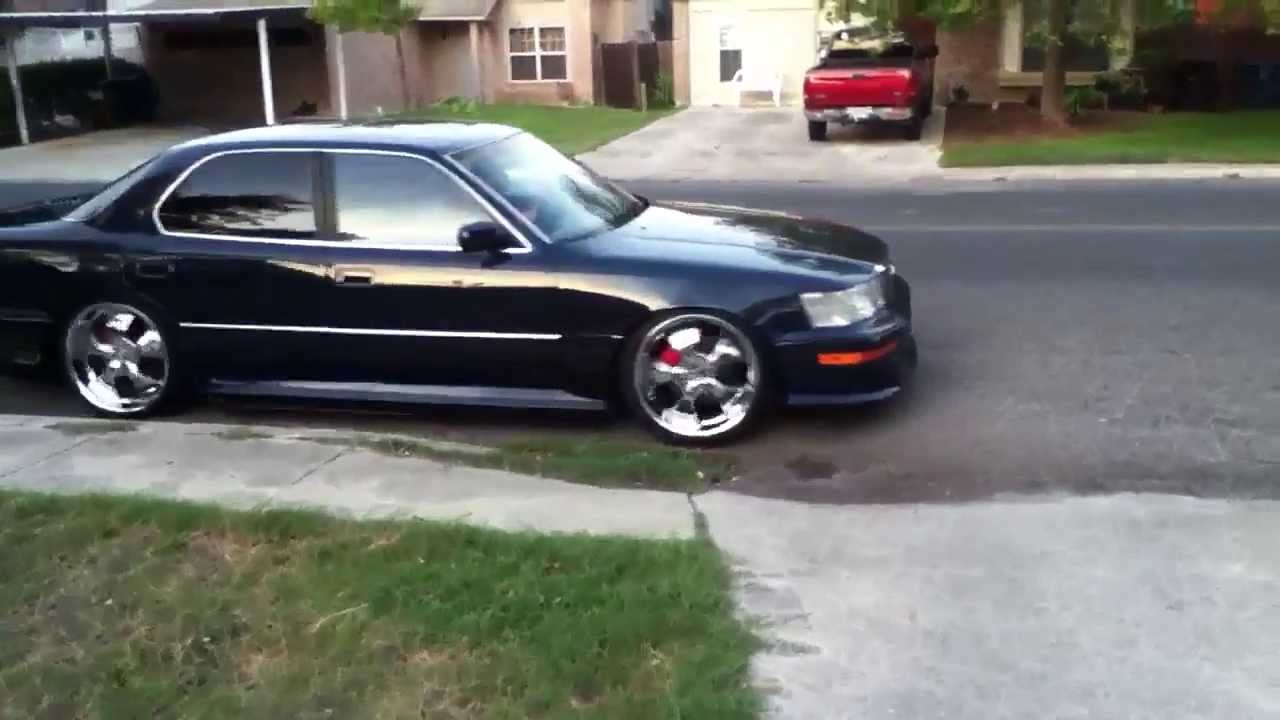 Lexus ls400 dropped - YouTube