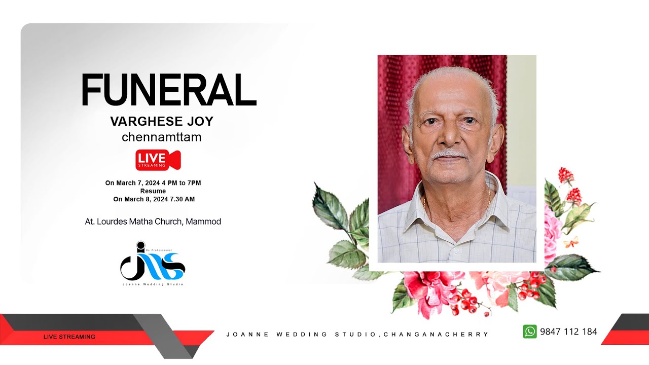 Funeral Service || Varghese Joy - YouTube