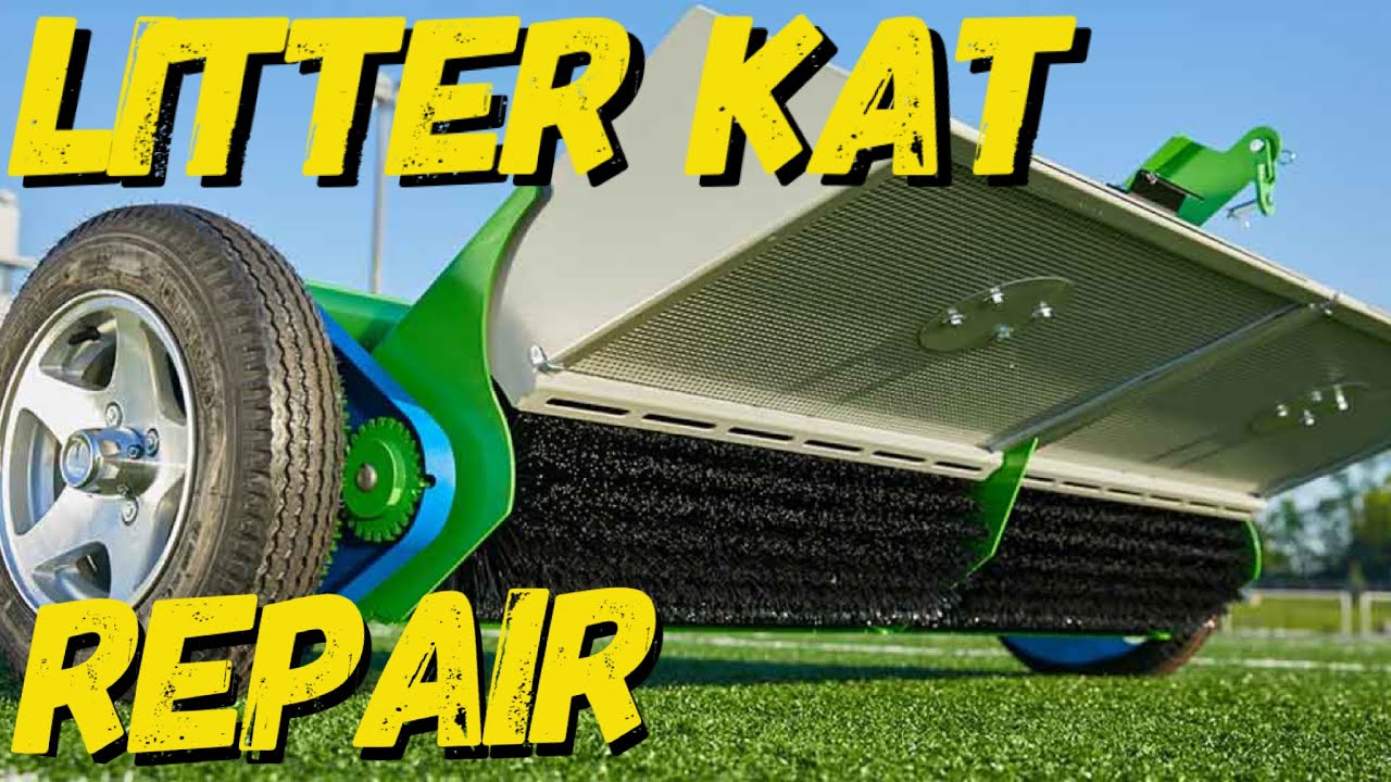 REPAIRING A LITTER KAT ASTROTURF GROOMING MACHINE / 100% ABUSE!! - YouTube