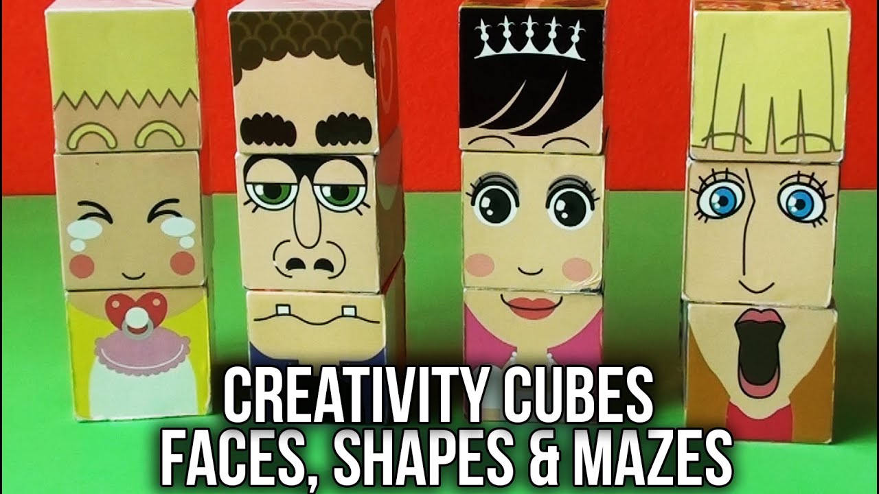Creativity Cubes Science4You Faces Mazes Shapes & More | Explore Your Creativity - YouTube