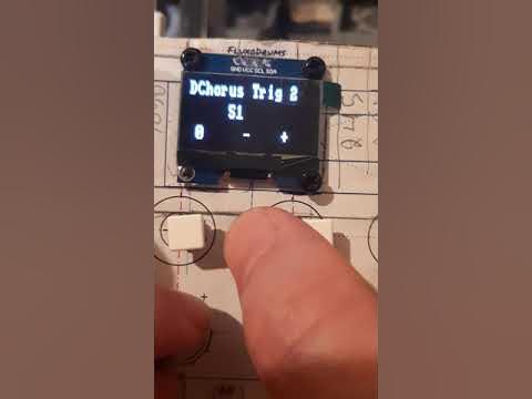 SAM2695 module on ESP32 as a drum machine with 6 trigger inputs - YouTube