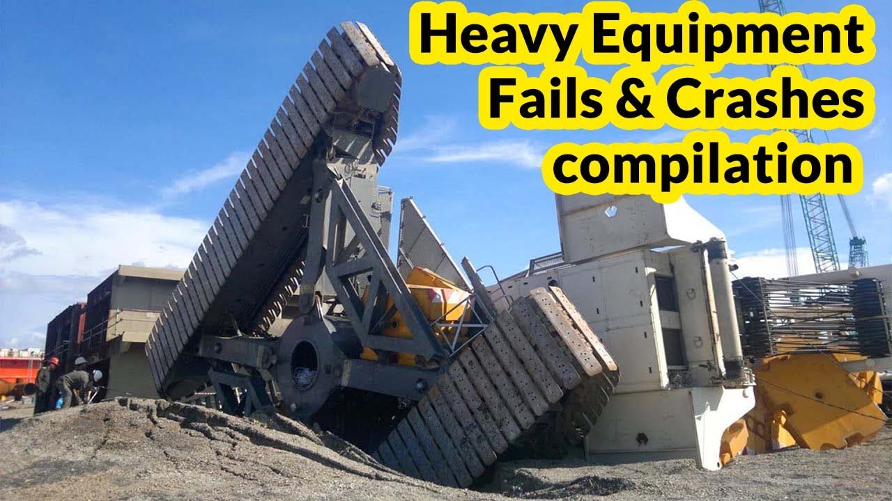 Heavy Machinery Fails and Crashes Compilation [ Dangerous moments ...