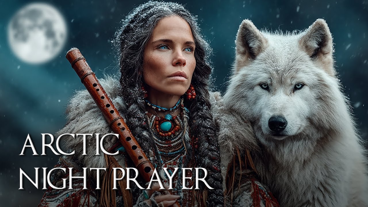 Arctic Night Prayer | Native American Flute to Unwind, Slow Breathing ...